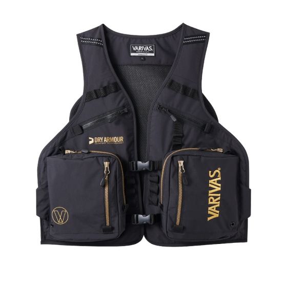 VARIVAS アクティブベスト VAVT-05 ブラック×ゴールド LL（VARIVAS アクティブベスト VAVT-05 ブラック× ...