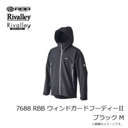 リバレイ 7688 RBB ウィンドガードフーディーII ブラック Mの釣具販売、通販ならFTO フィッシングタックルオンライン