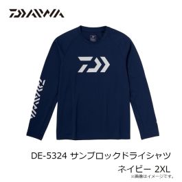 ダイワ DE-5324 サンブロックドライシャツ ネイビー 2XLの釣具販売、通販ならFTO フィッシングタックルオンライン